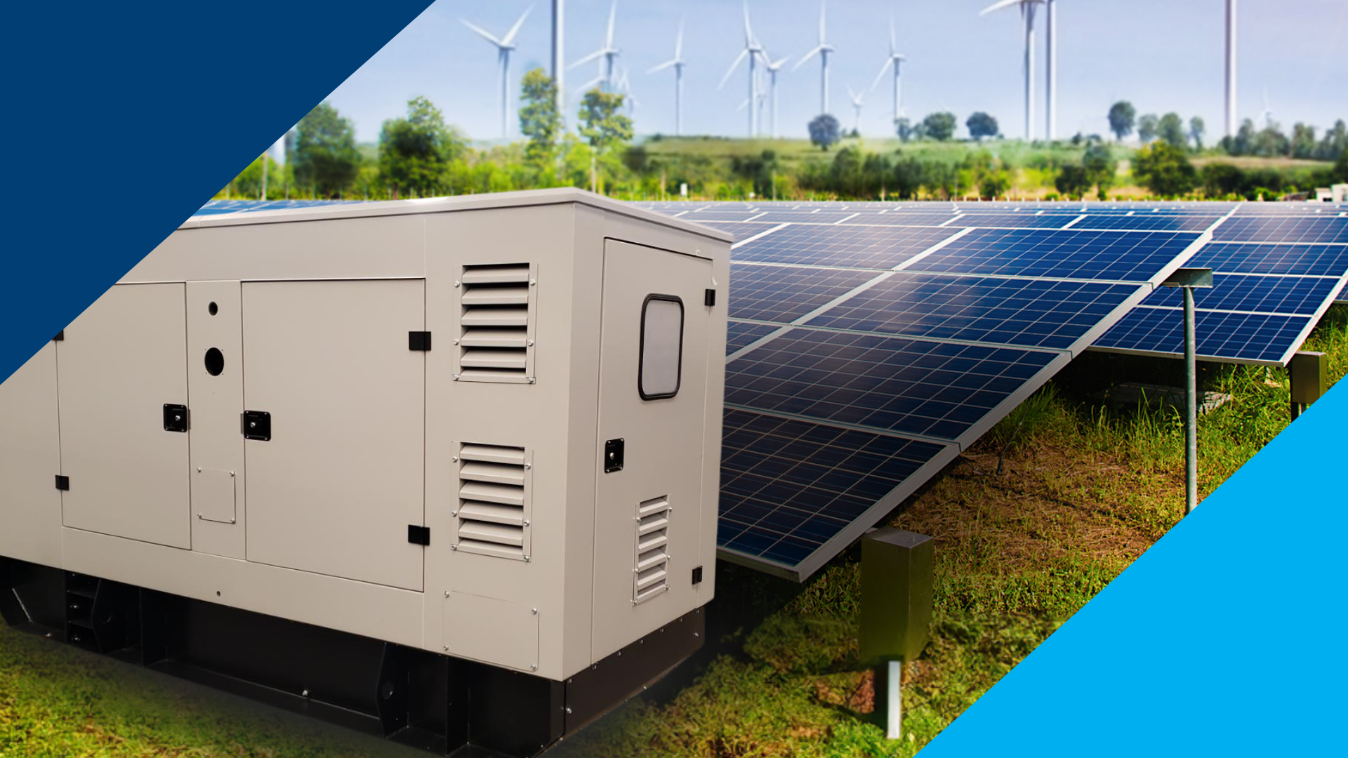 Soluções em chaparia para grupos geradores e energia renovável